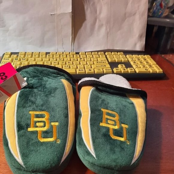 Foco | Shoes | New Foco Men Bu Baylor University Men Slipper Green ...